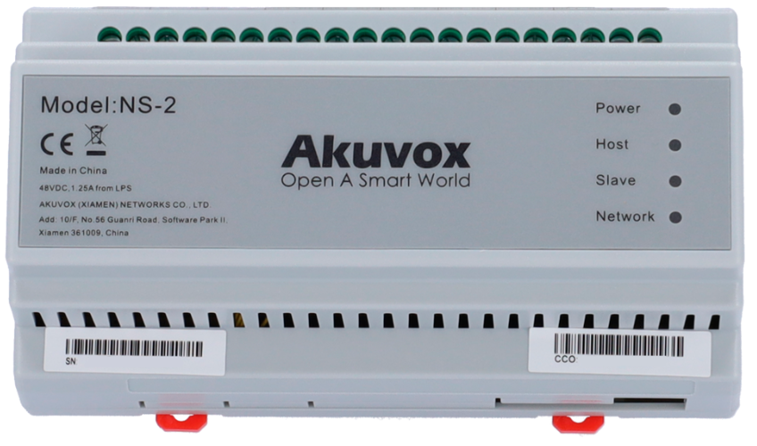 02 - Akuvox Wiring 2 wire installation – Visiotech