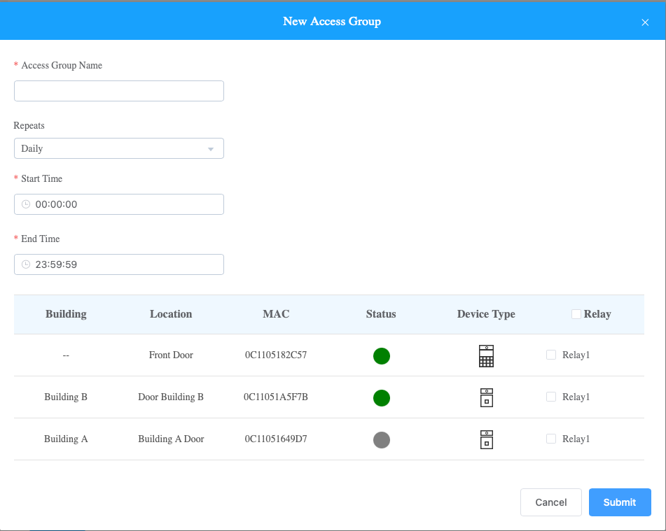 11 - Akuvox eCloud - Property Manager - Bewohner Menü – Visiotech