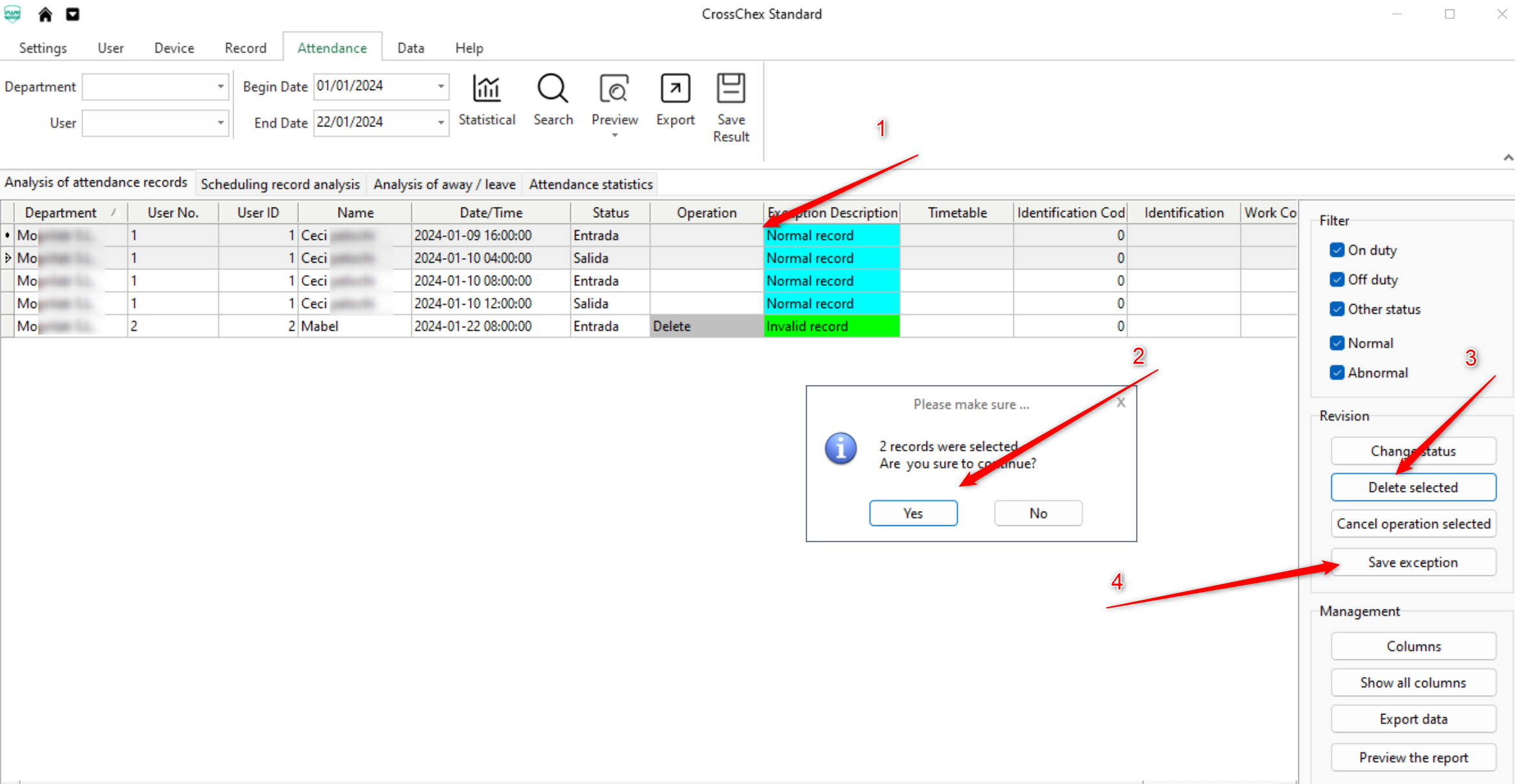 Agregar Y Borrar Registros En Software Crosschex De Anviz Visiotech