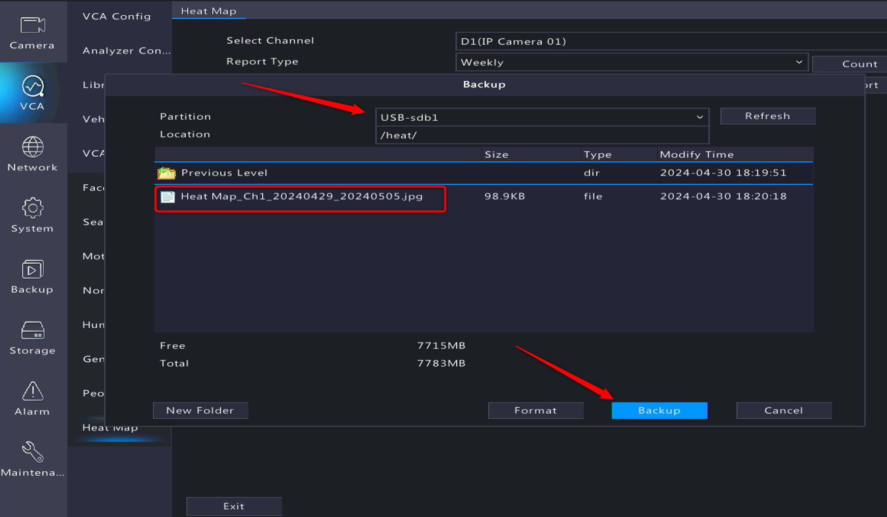 Configuración de Heat Map (mapa de calor) en Uniview – Visiotech