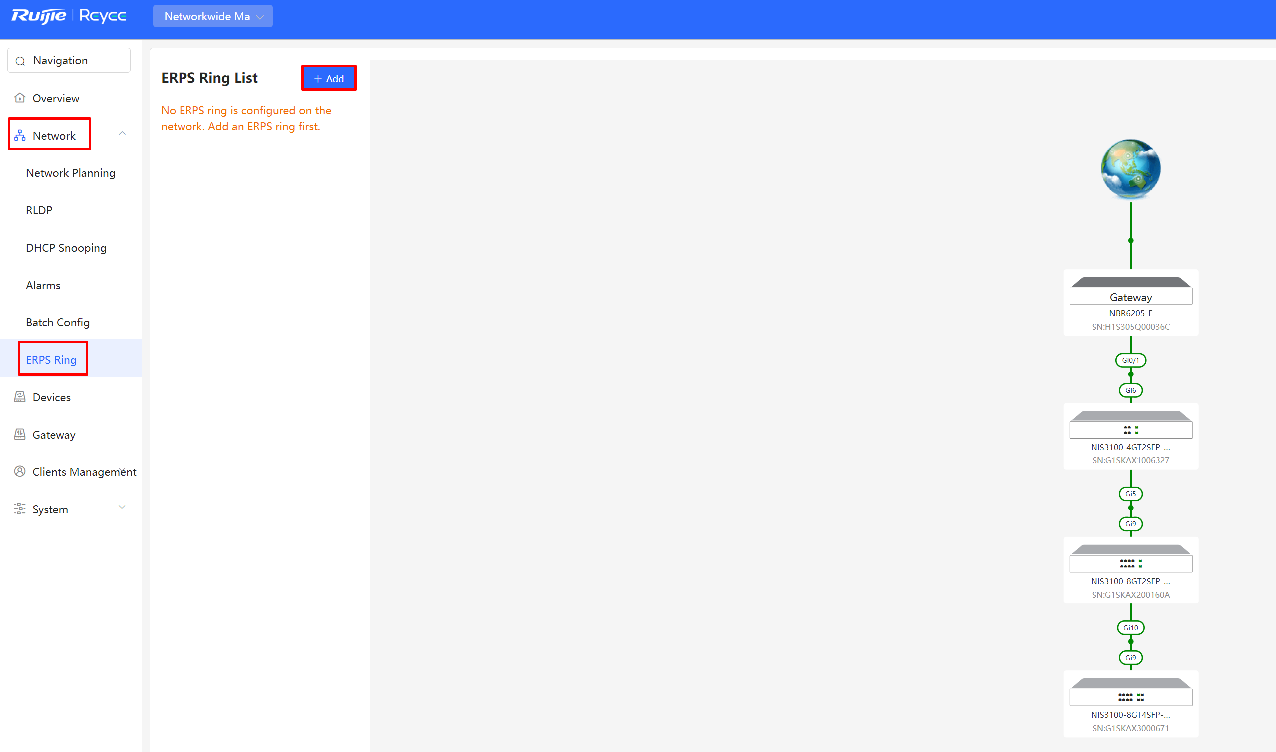 Red en Anillo con ERPS - Switches Ruijie y Reyee – Visiotech