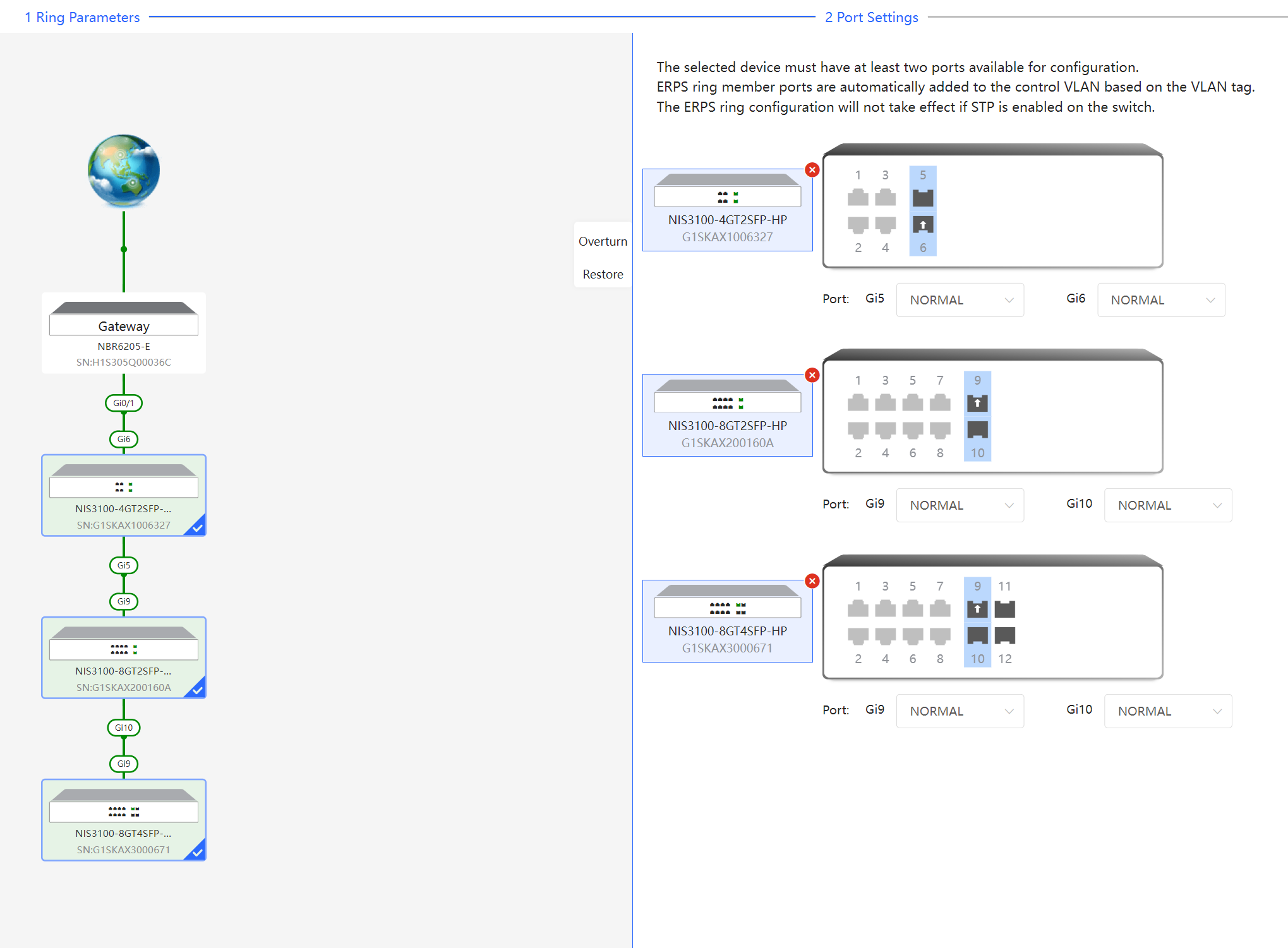 Red en Anillo con ERPS - Switches Ruijie y Reyee – Visiotech