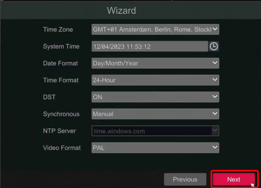 Safire Smart - basic course - Setting up the NVR – Visiotech