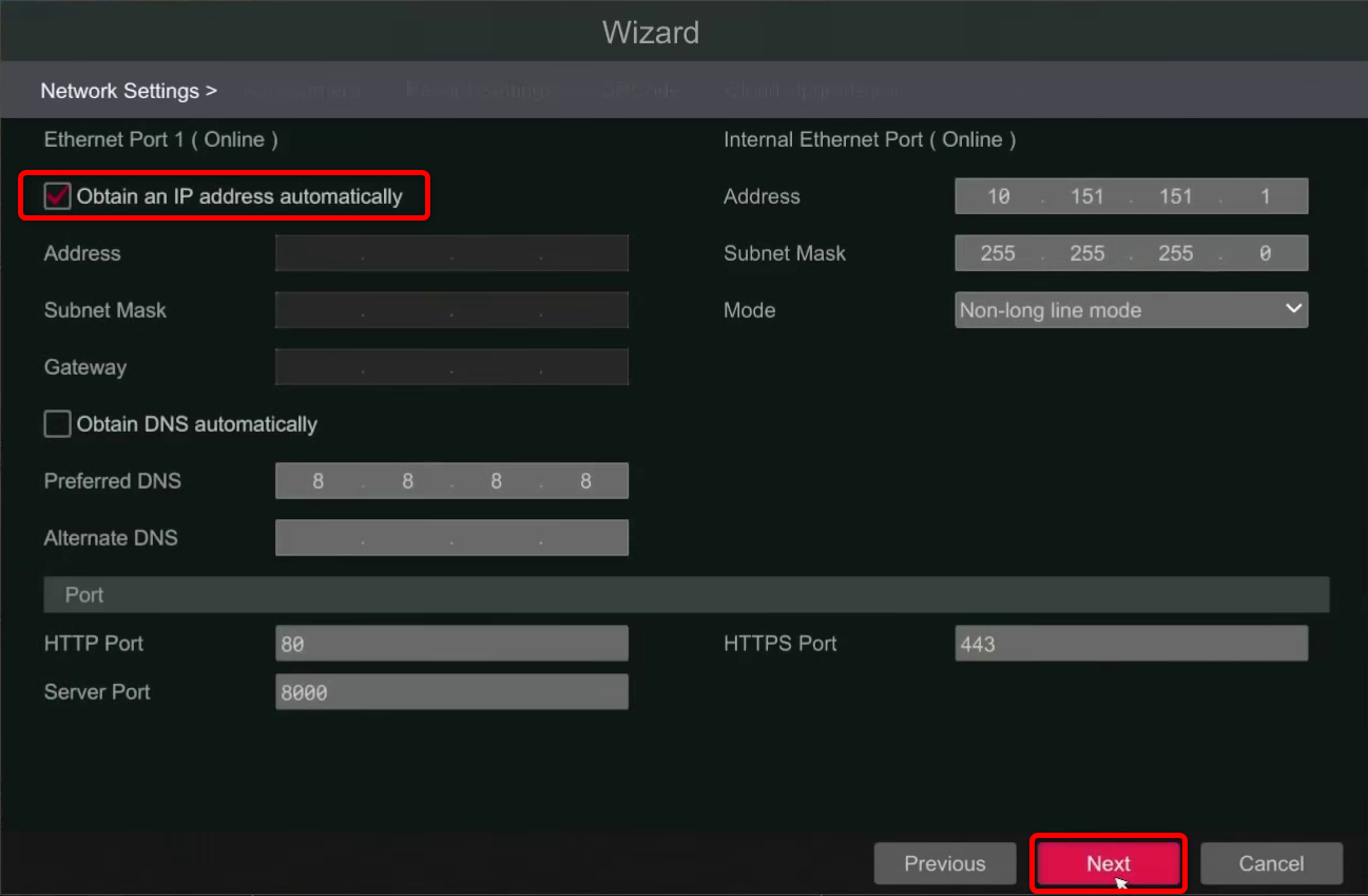 Safire Smart - basic course - Setting up the NVR – Visiotech