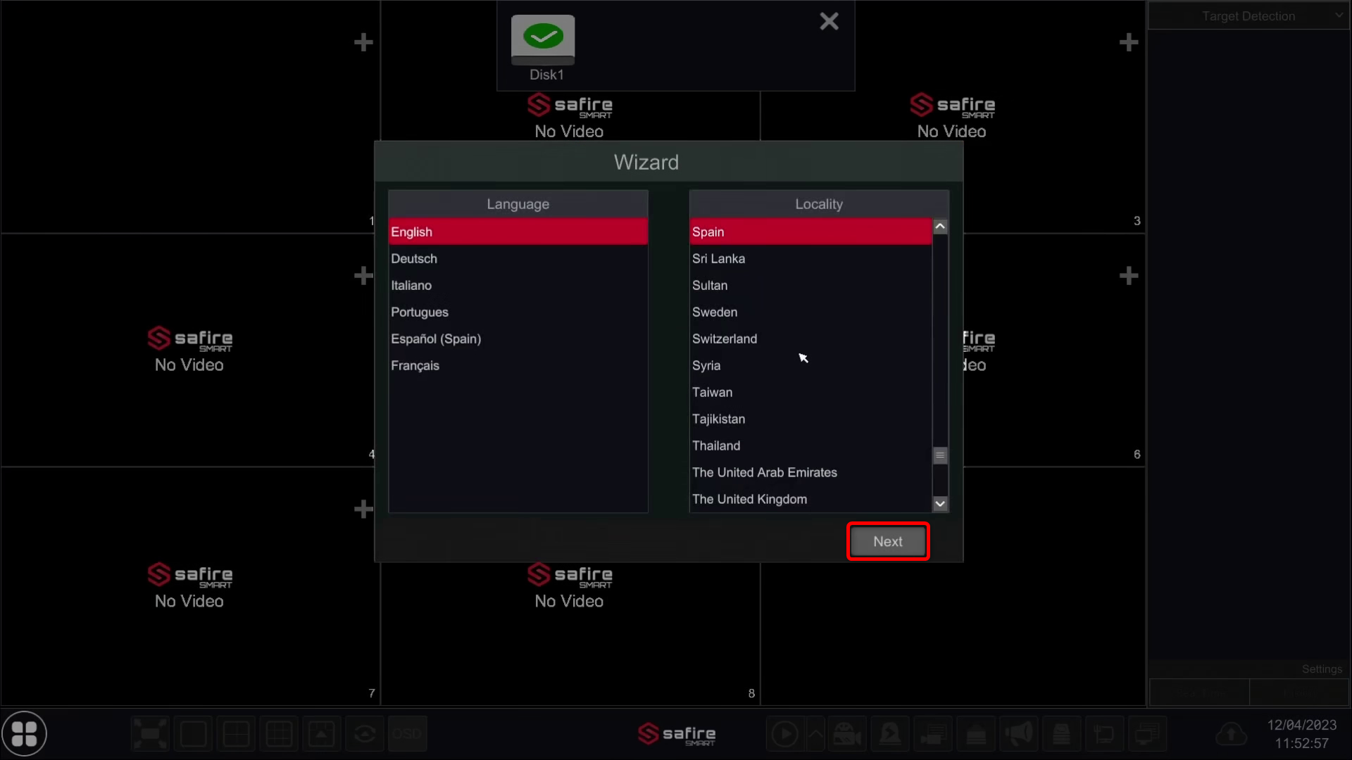 Safire Smart - basic course - Setting up the NVR – Visiotech