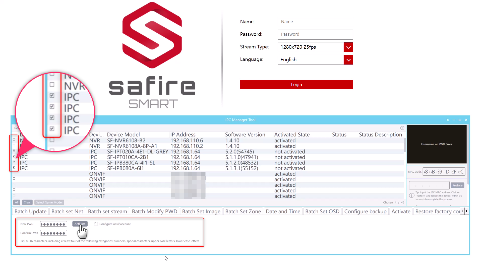 Safire Smart - basic course - Setting up the Cameras – Visiotech