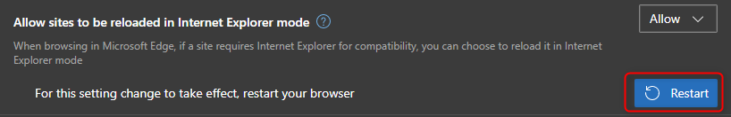 How to make Edge run in Internet Explorer mode – Visiotech