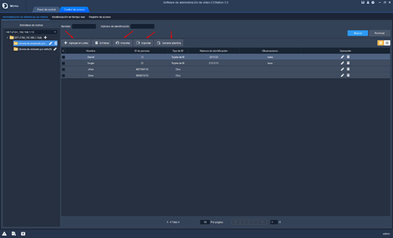 Adding users and viewing records on EZStation access control system – Visiotech