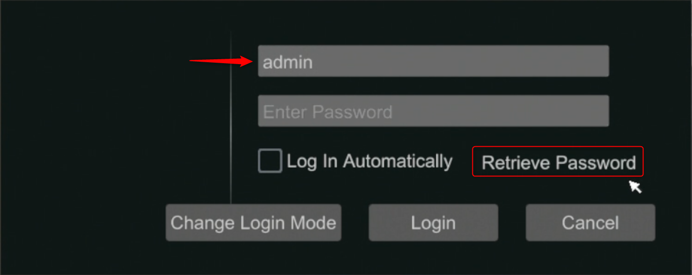 Safire Smart - Reposição da palavra-passe NVR / XVR – Visiotech