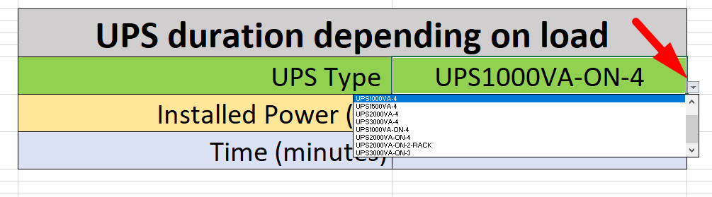 Calculadora UPS para conhecer a duração em função da carga – Visiotech