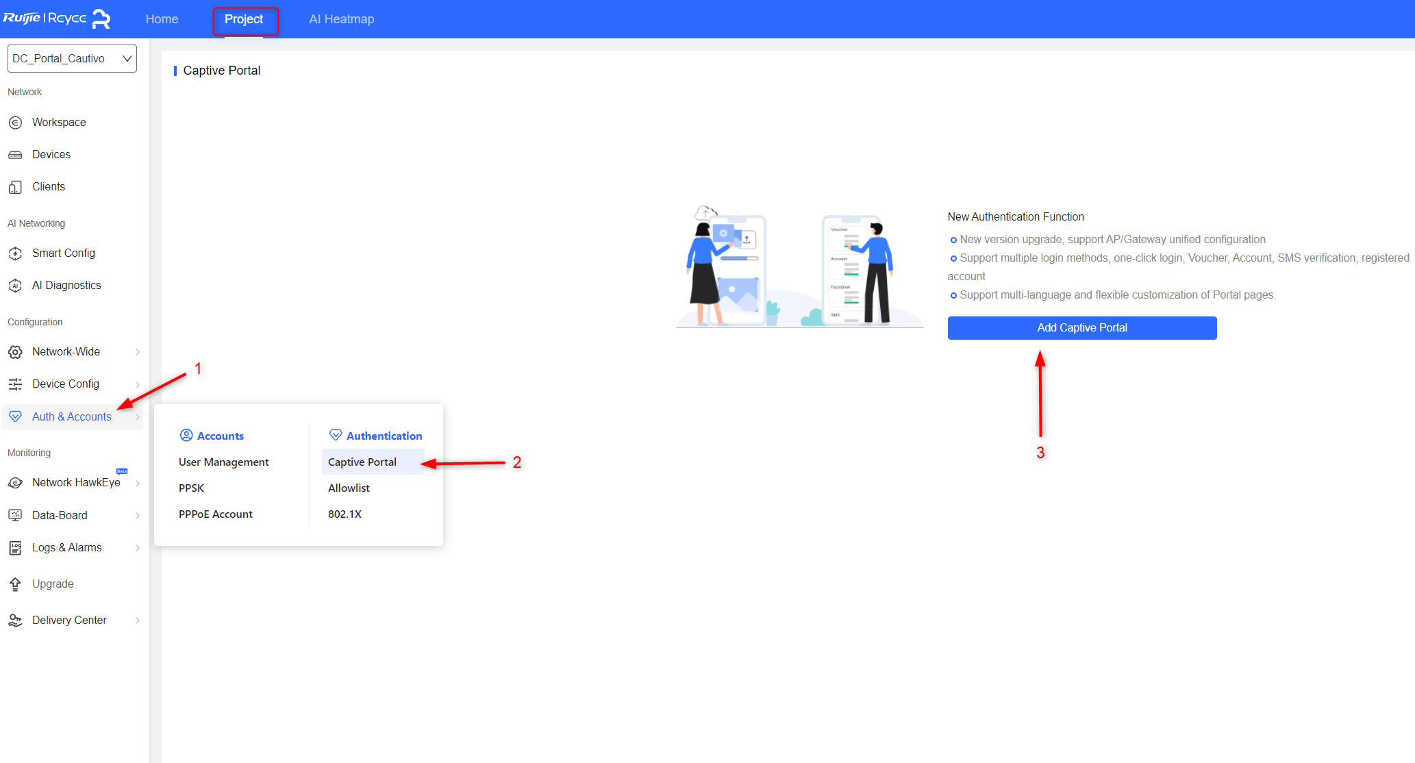 Guest Networking with Captive Portal and Reyee devices – Visiotech