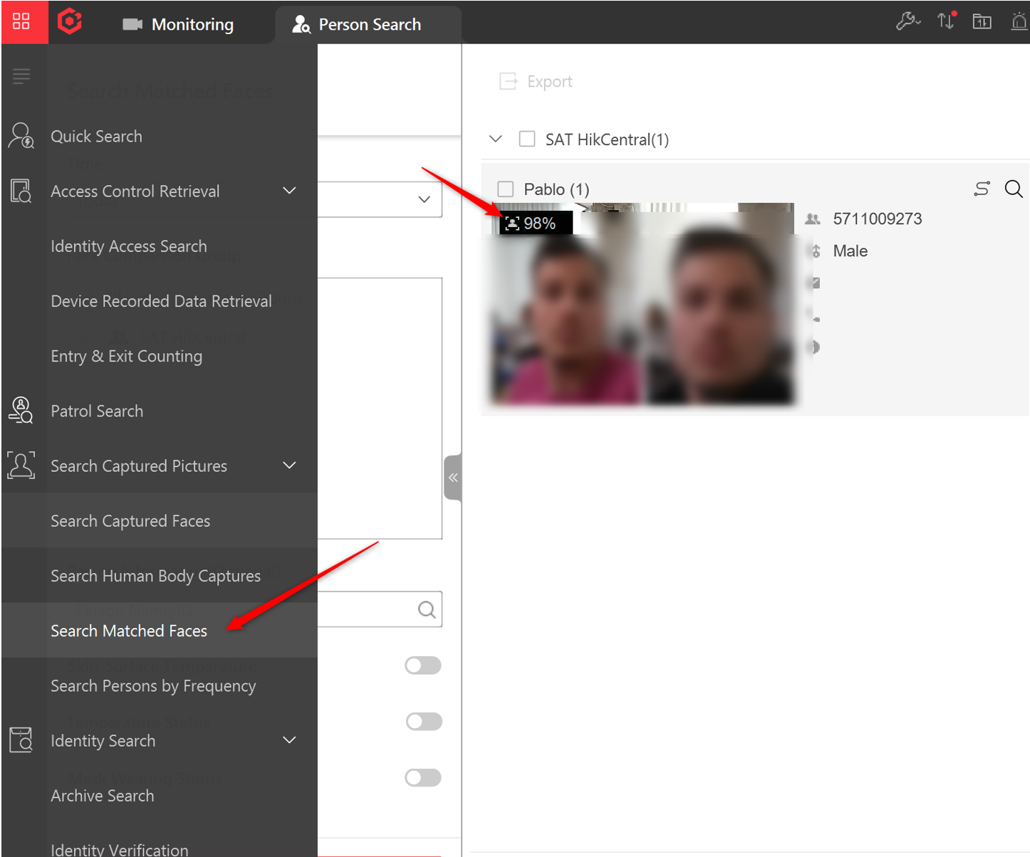 Configuración de reconocimiento facial en Hik Central Profesional de ...