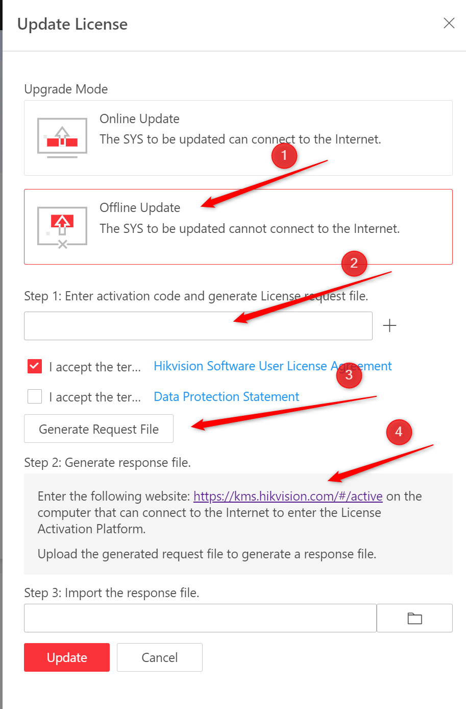 Activar y desactivar licencia Offline de Hik Central – Visiotech