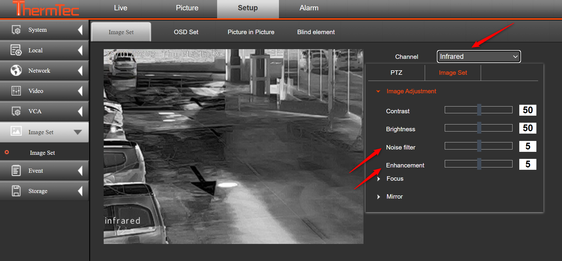 How to enhance and focus thermal imaging in THERMTEC products – Visiotech