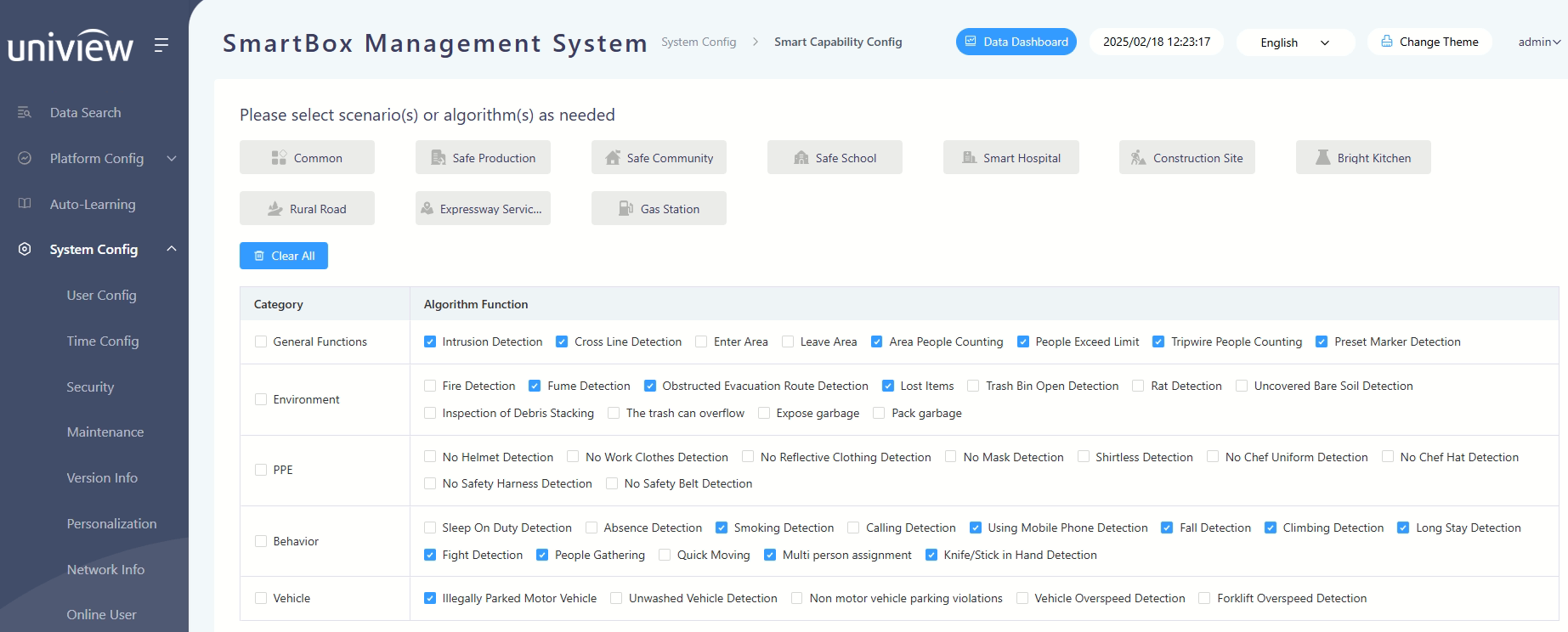 Habilitar función de detección facial en AI BOX de Uniview – Visiotech