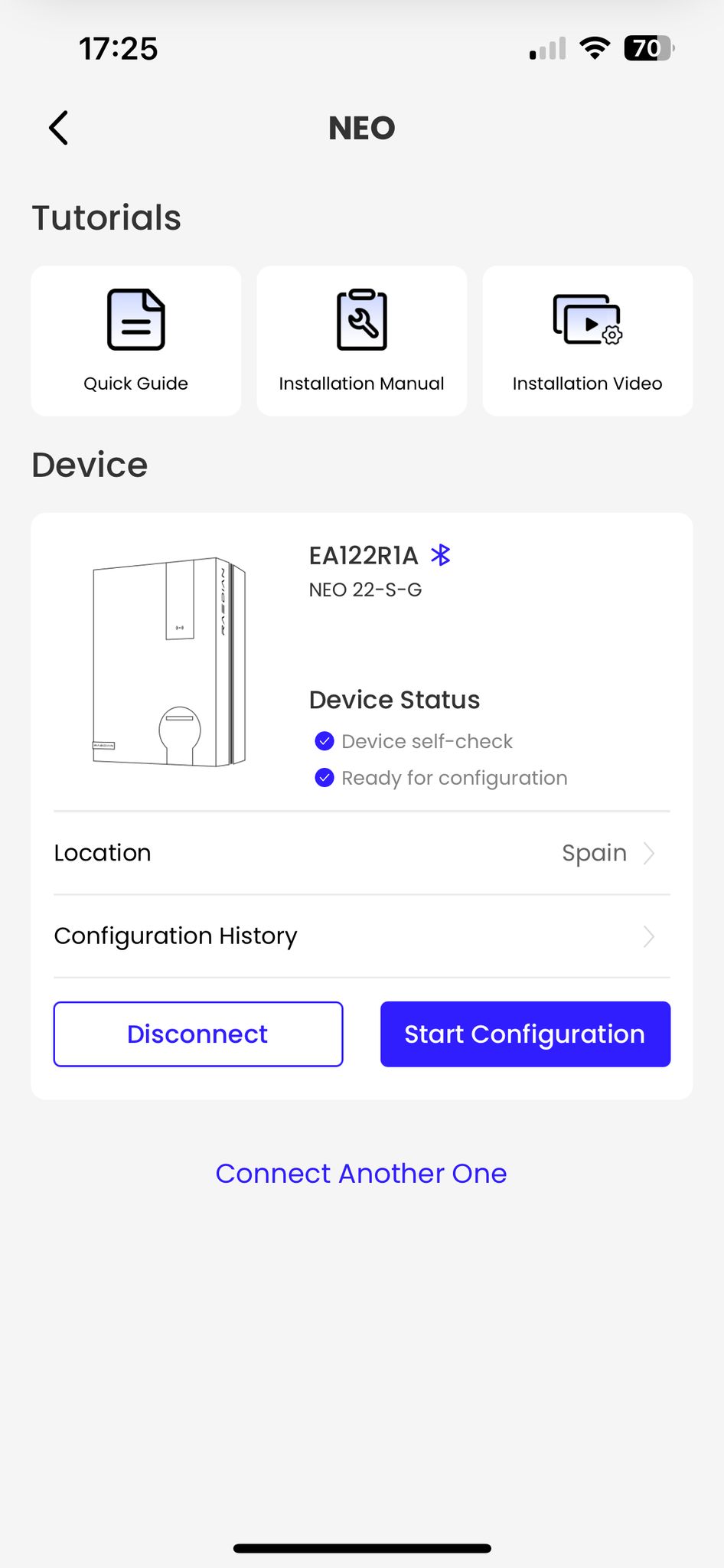 Puesta en marcha de cargadores mediante App RAEDIAN INSTALL – Visiotech