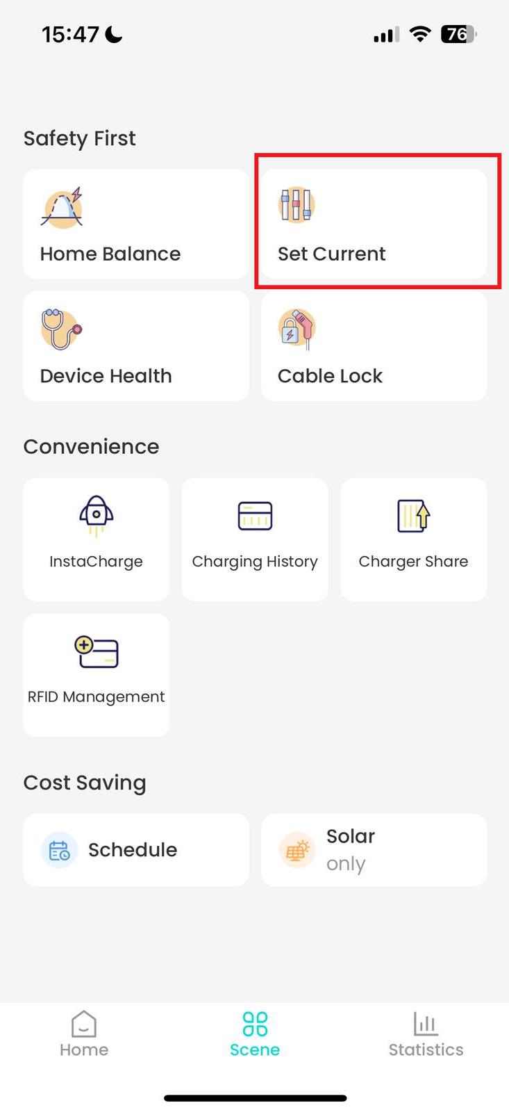APP RAEDIAN. Configuração de potência – Visiotech