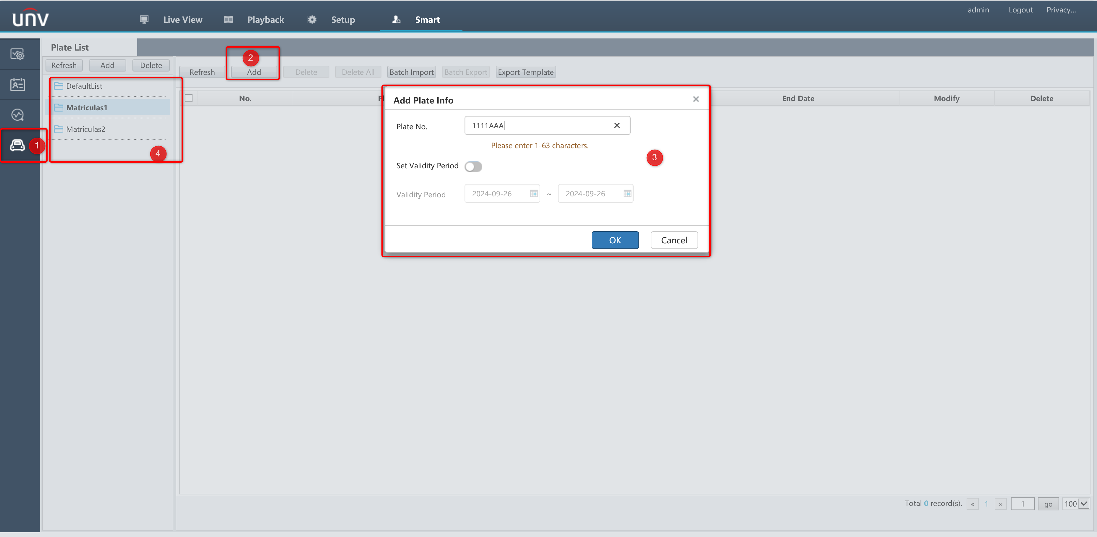 Uniview LPR camera configuration – Visiotech