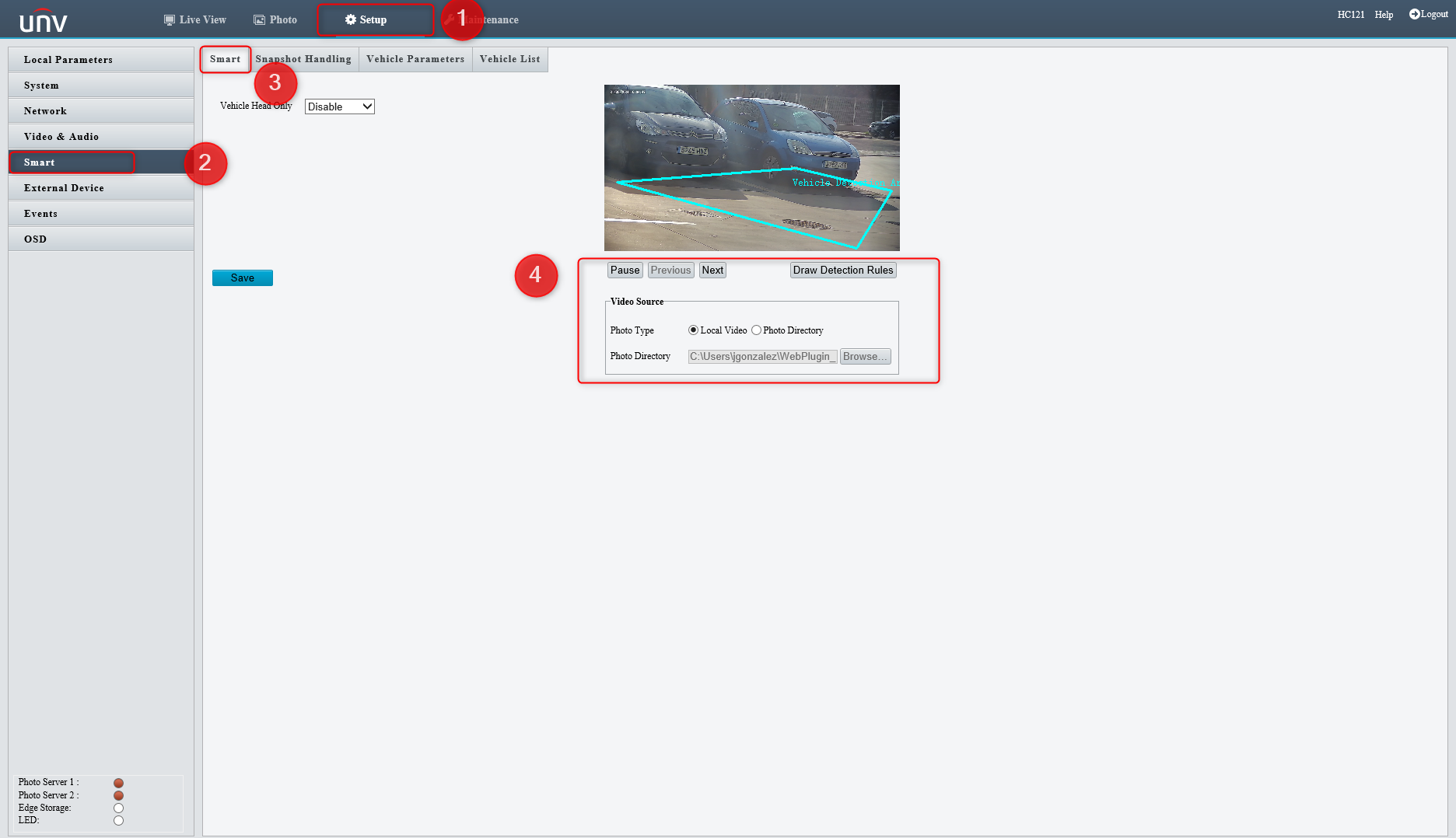 Uniview LPR camera configuration – Visiotech