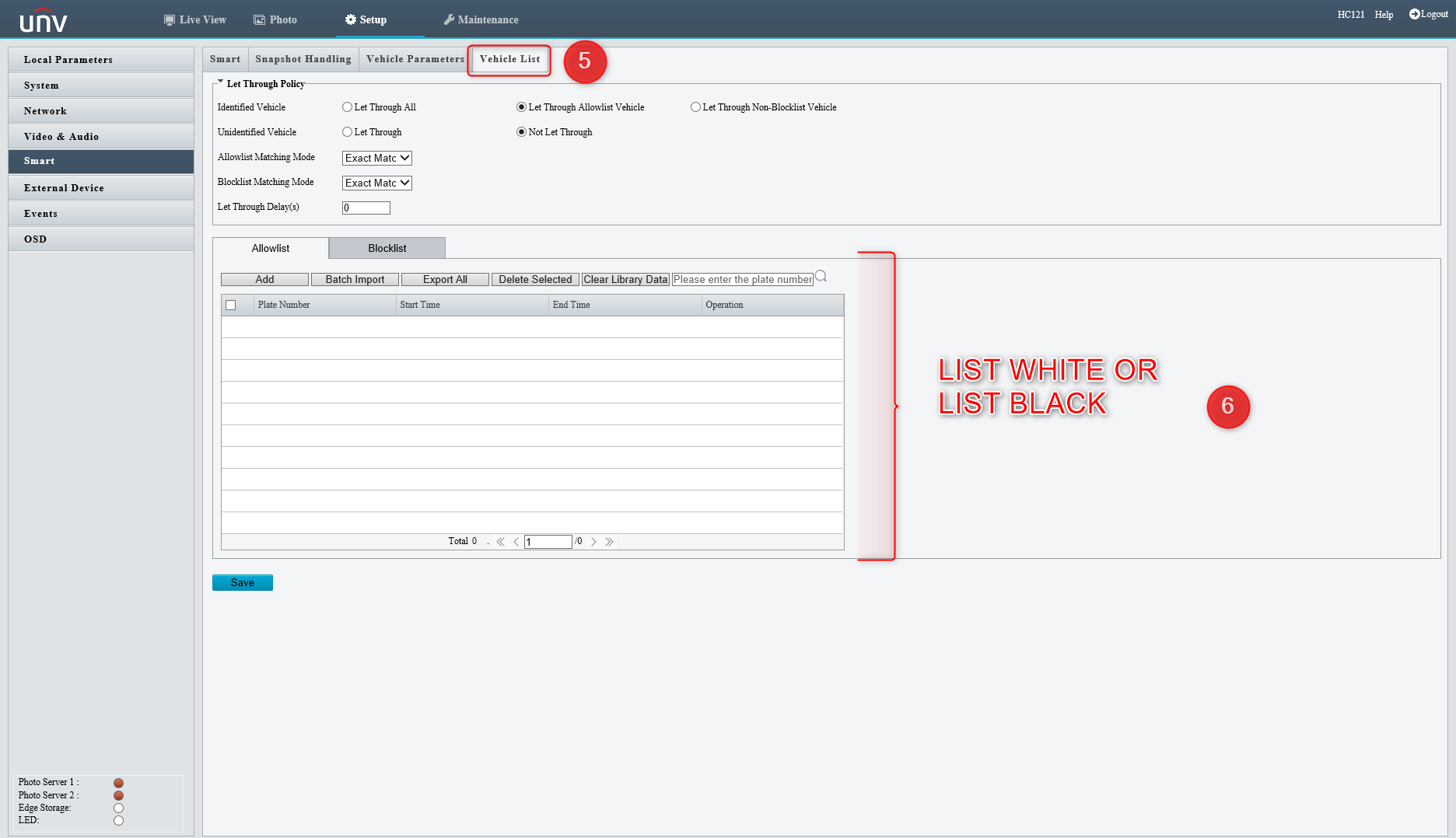 Uniview Lpr Camera Configuration Visiotech