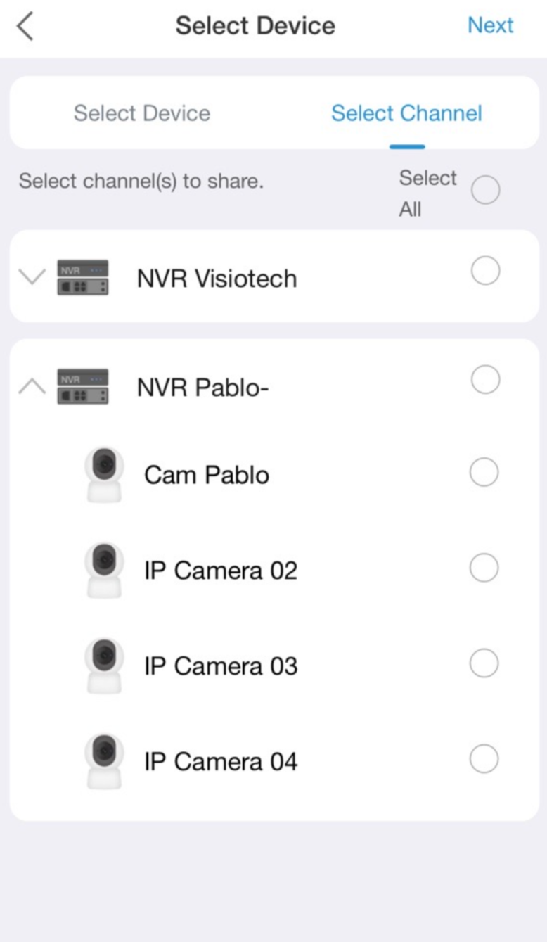 Sharing Uniview devices to other users via P2P – Visiotech