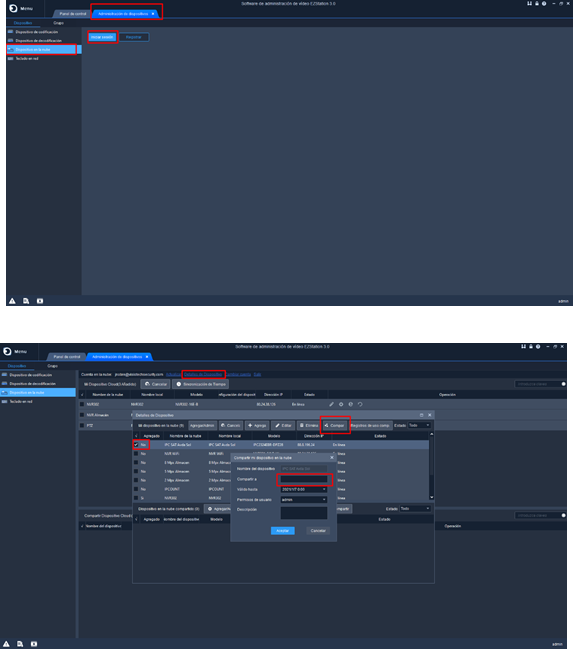 Sharing Uniview devices to other users via P2P – Visiotech