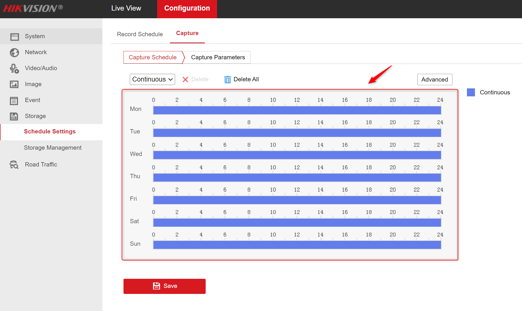 Programmed capture on Hikvision cameras – Visiotech