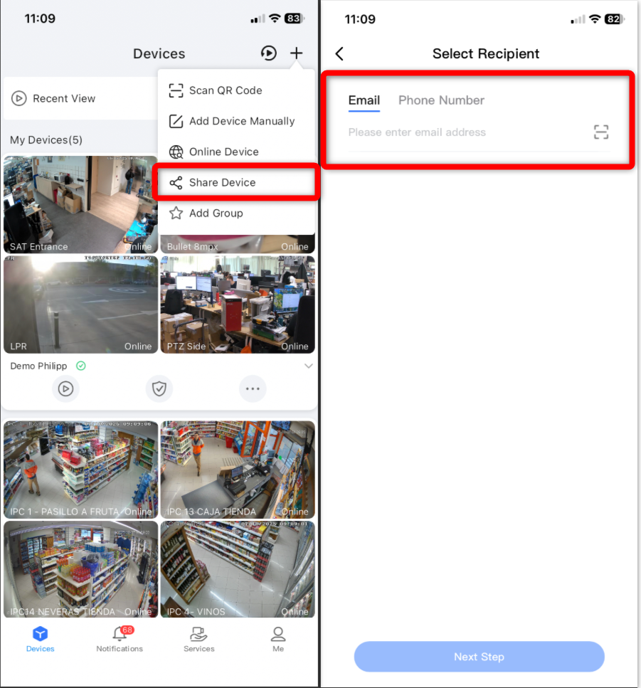 Safire Smart - Compartir grabador Safire Smart con otra cuenta por P2P ...