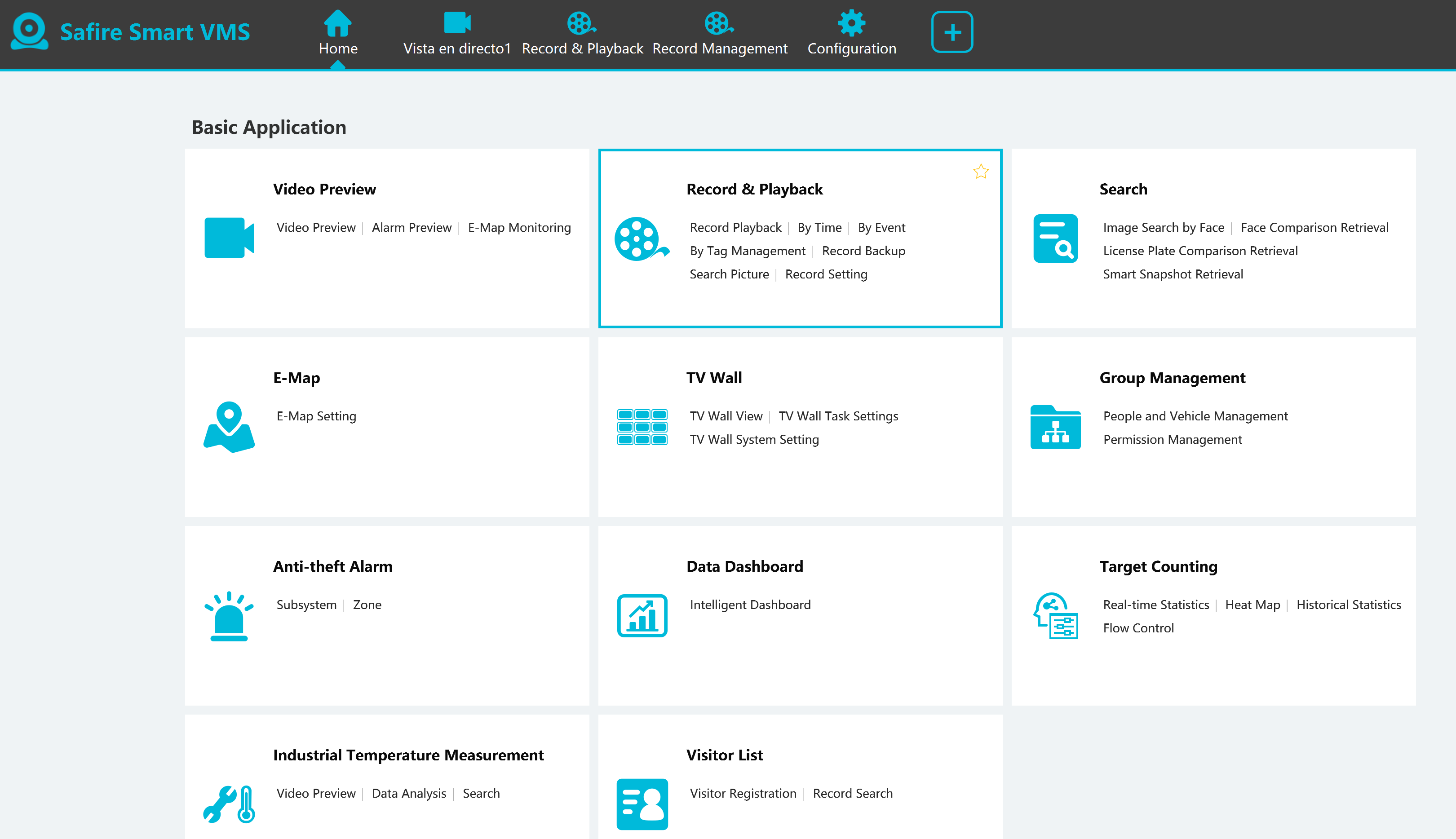 Configurazione della registrazione su server VMS SF-SERVERVMS-1000CH di ...