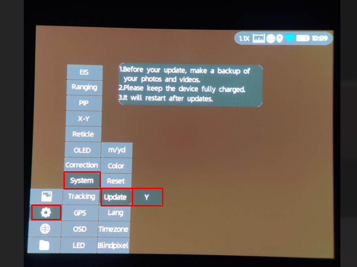 Cómo actualizar el firmware de los Cyclops, ARES y VIDAR – Visiotech