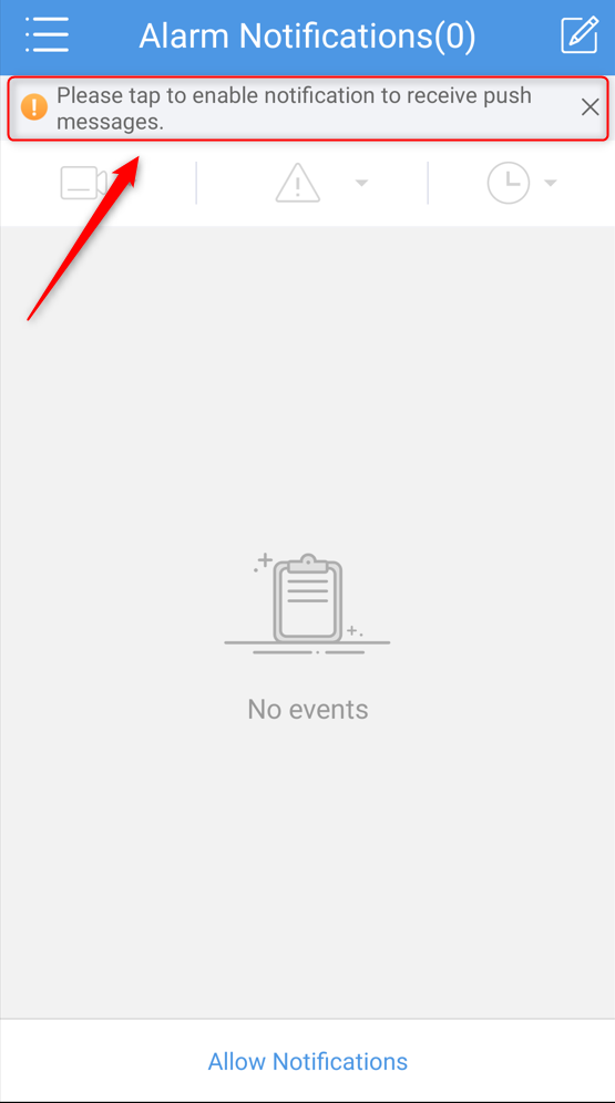 Notificaciones push en aplicación EzView Uniview – Visiotech
