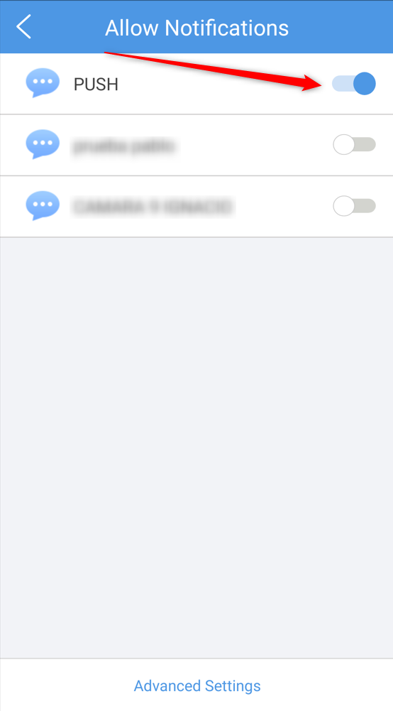Notificaciones push en aplicación EzView Uniview – Visiotech