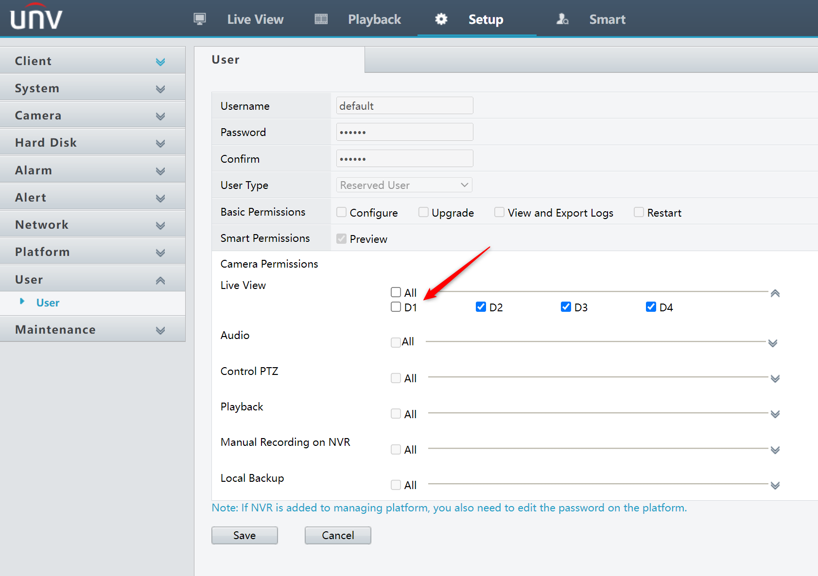 Quitar canales de la salida de vídeo HDMI/VGA en UNIVIEW – Visiotech