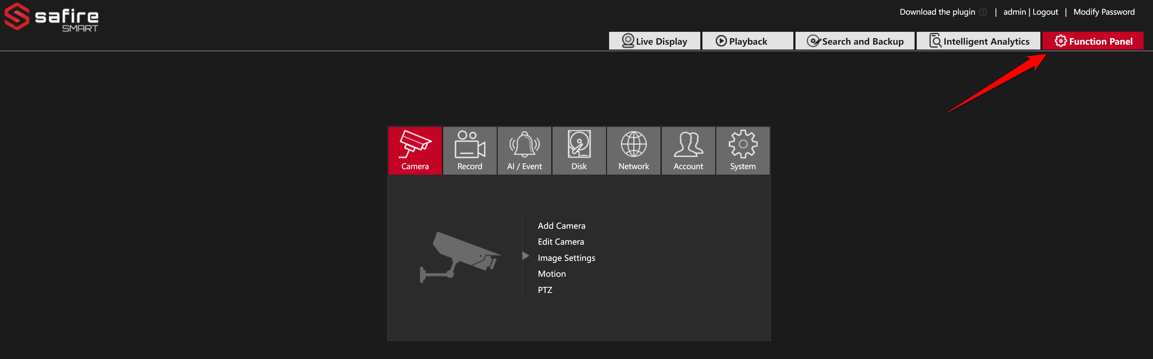 Safire Smart - Adding cameras – Visiotech