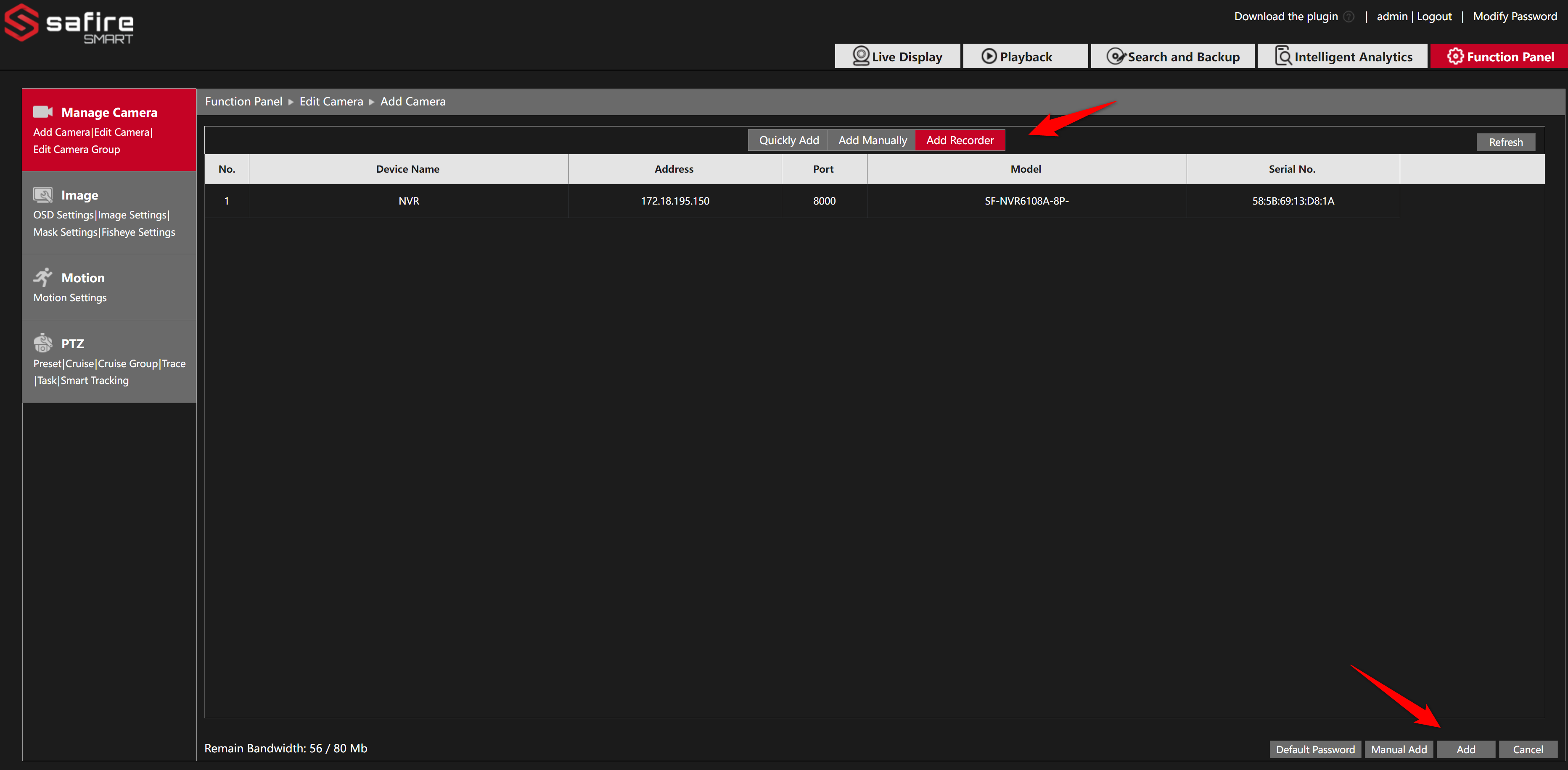 Añadir cámaras en NVR Safire Smart – Visiotech