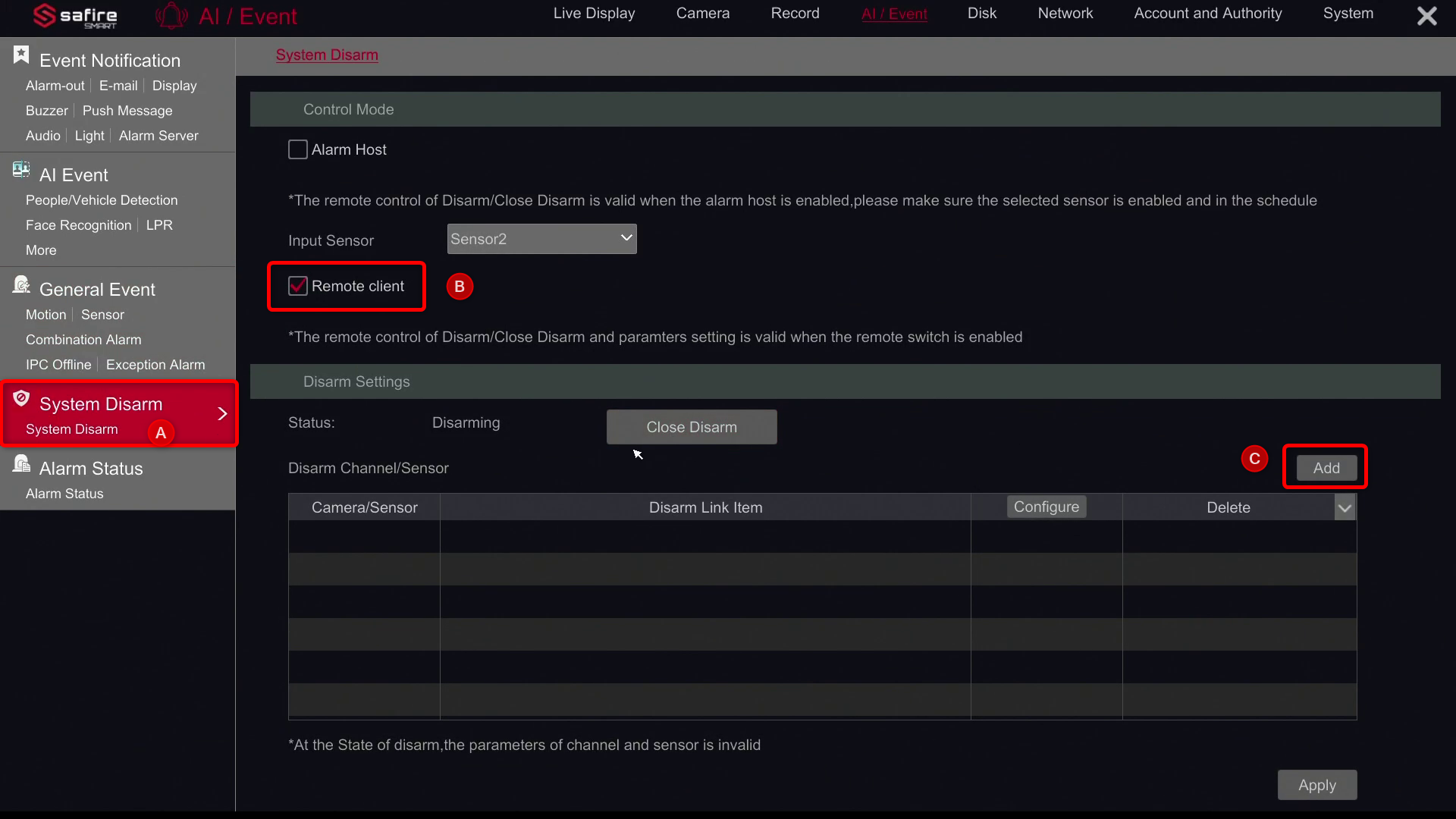 Safire Smart - Disarm on mobile app. – Visiotech