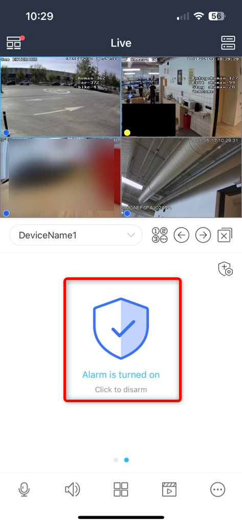Safire Smart - Disarm on mobile app. – Visiotech