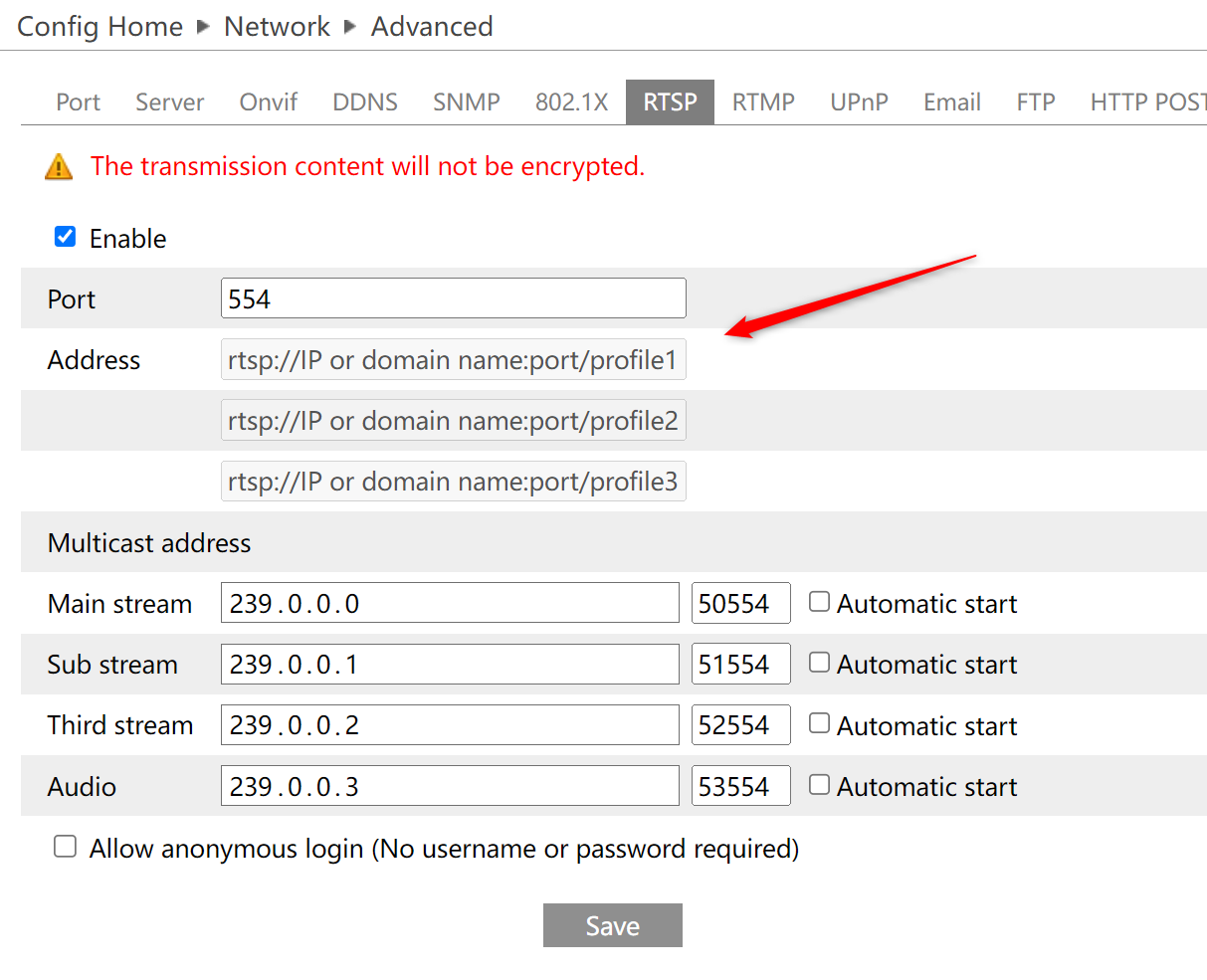 Safire Smart - RTSP – Visiotech