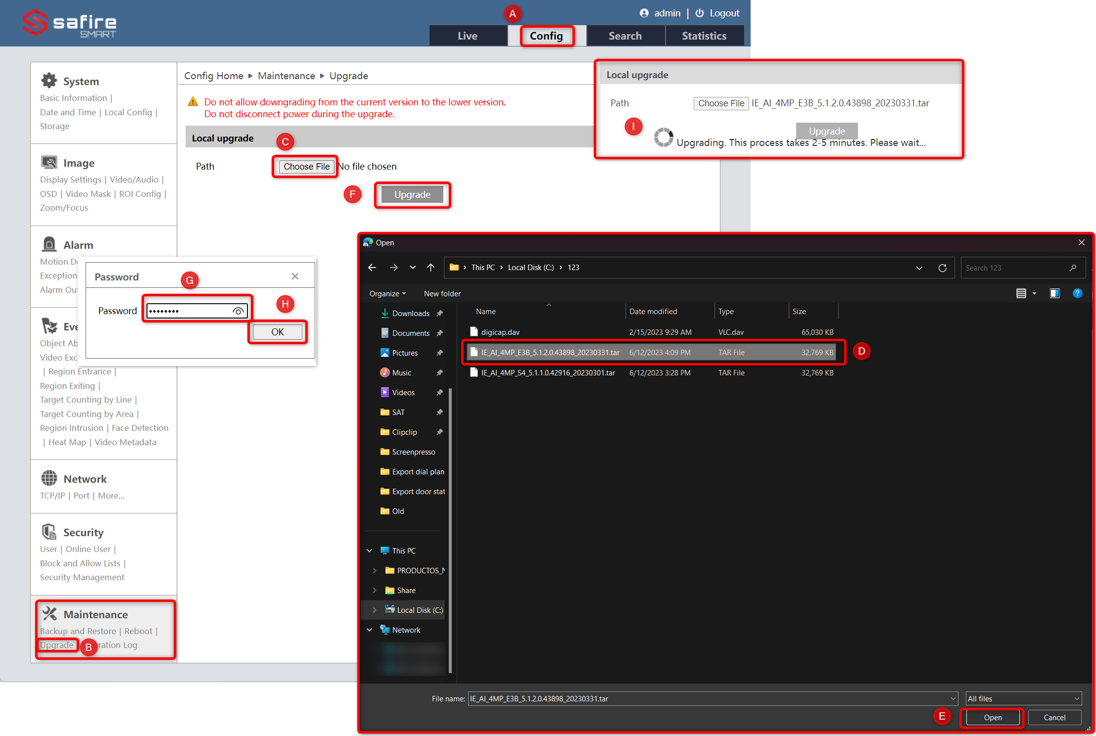 Safire Smart - Frimware Upgrade IP camera – Visiotech
