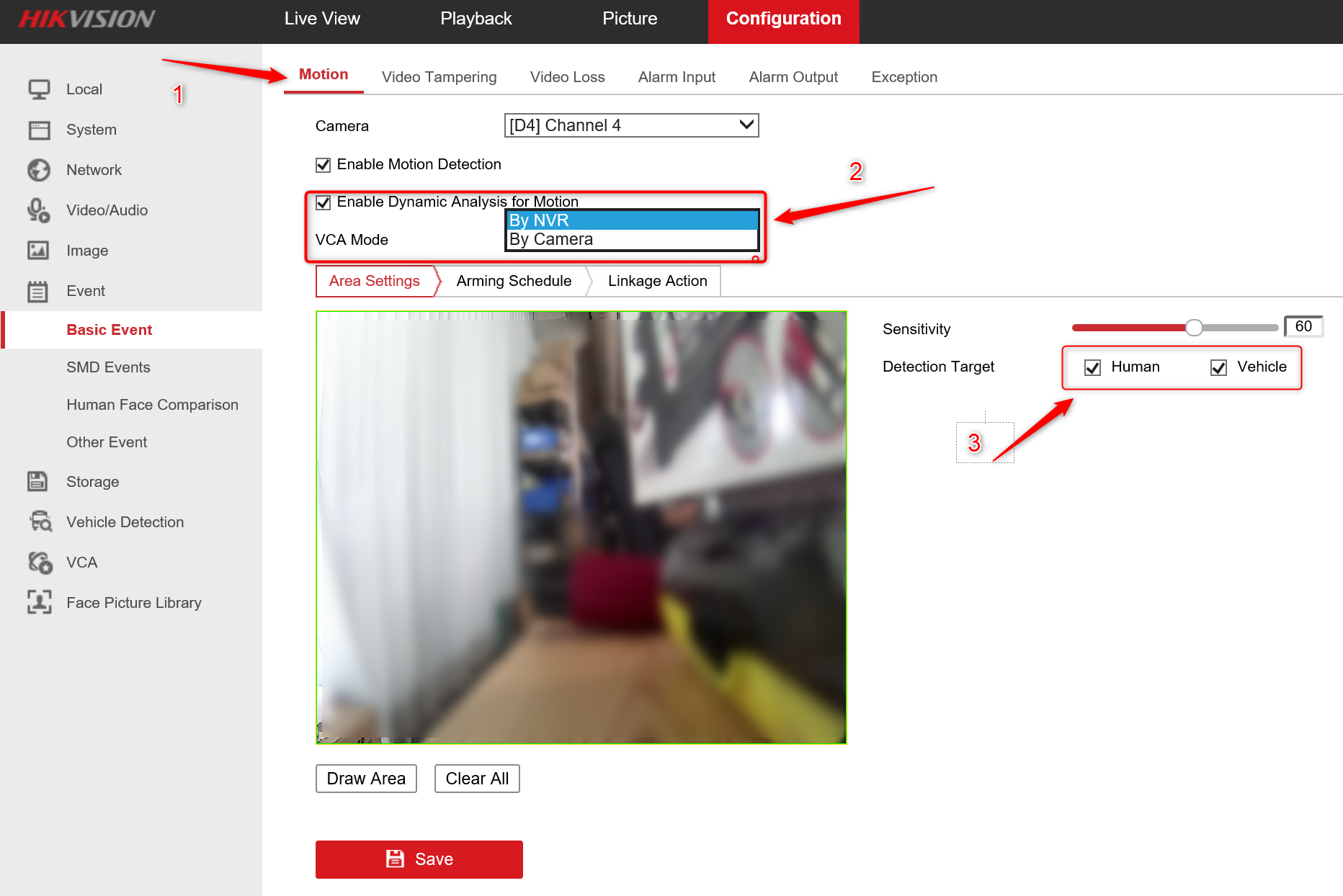 Configuración de detección 2.0 en Hikvision – Visiotech